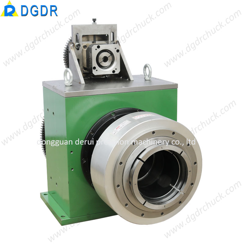 laser cutting machine rotary power chuck spindle holder 89mm through ...