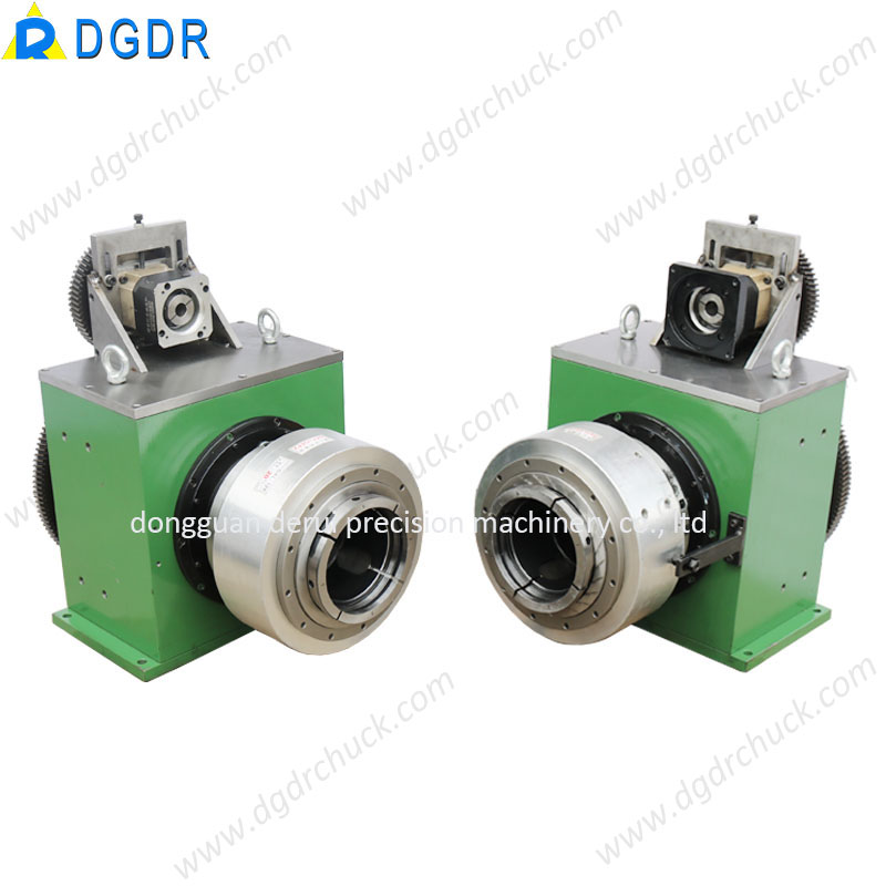 laser cutting machine rotary power chuck spindle holder 89mm through ...