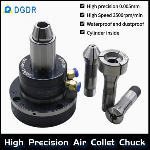 grinding machine air collet chuck GAL-15-D small size pneumatic chuck ...