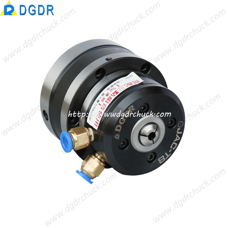 Mini air collet chuck JAC-T8 small rotary pneumatic chuck for grinding ...